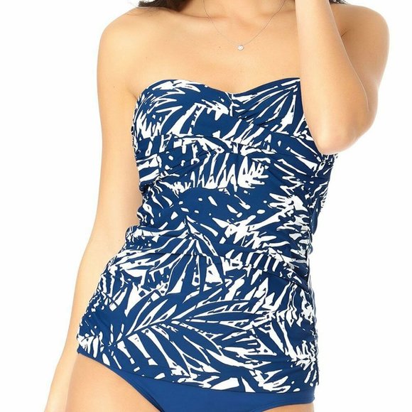Anne Cole | Swim | Nwt Anne Cole Swim Bandeau Tankini Top | Poshmark
